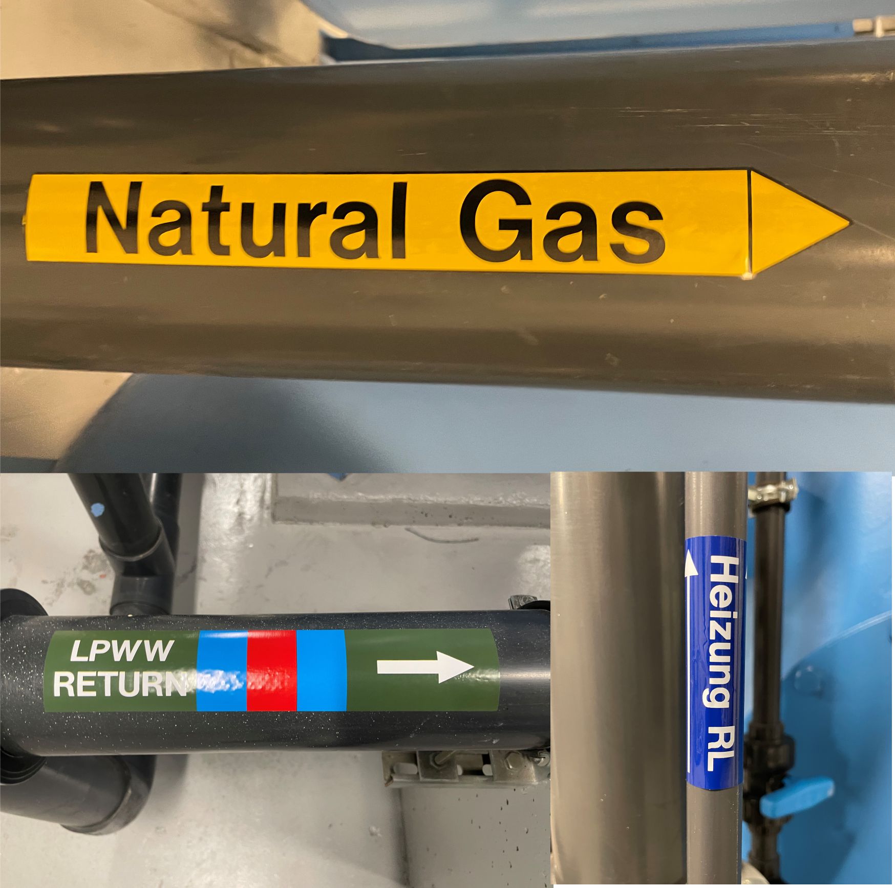 Twin Arrow Pipe Markers - CSI Manufacturing Ltd